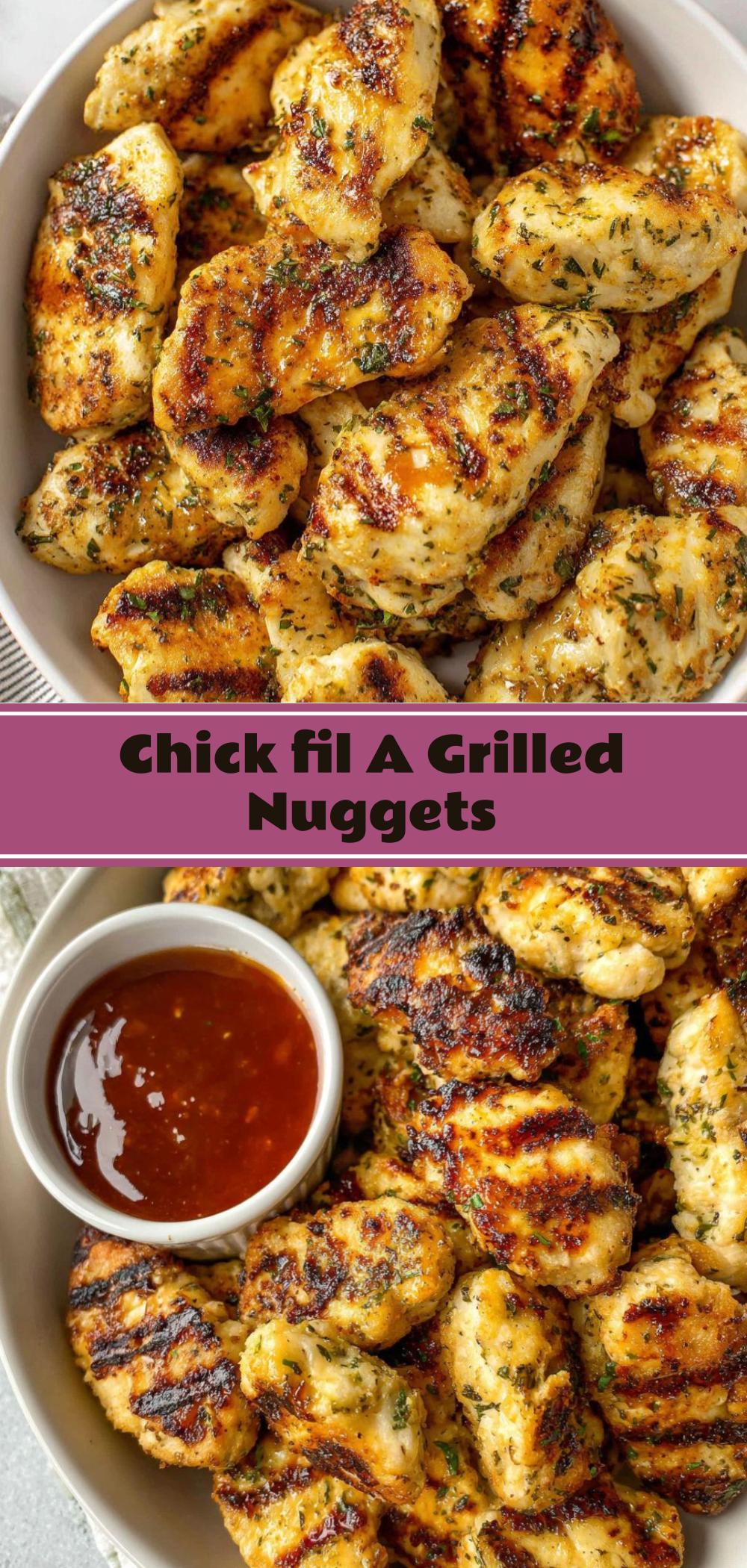 Smoky Tender Chick fil A Style Grilled Nuggets at Home - cozy baking life